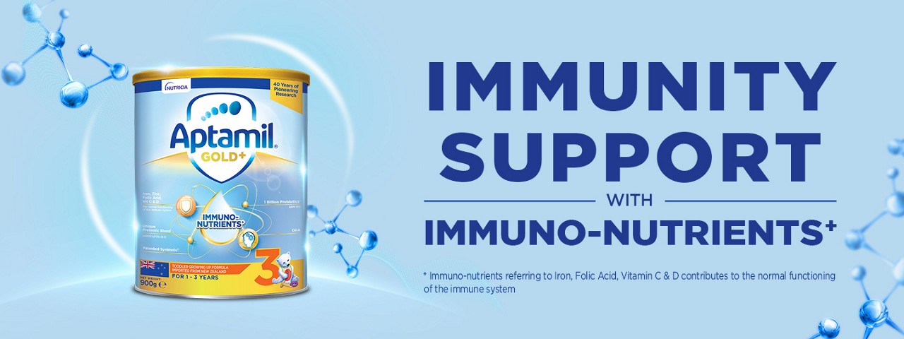 Aptamil® Gold+ | Formulated Milk Powder for Toddlers & Children