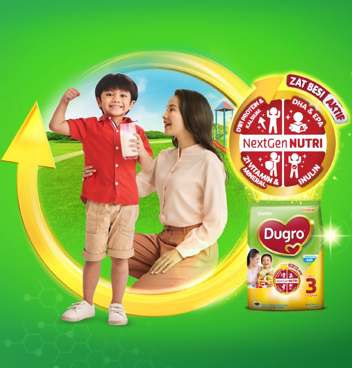 Dugro® Malaysia | Susu Formula Untuk Anak Berusia 1-3 Tahun