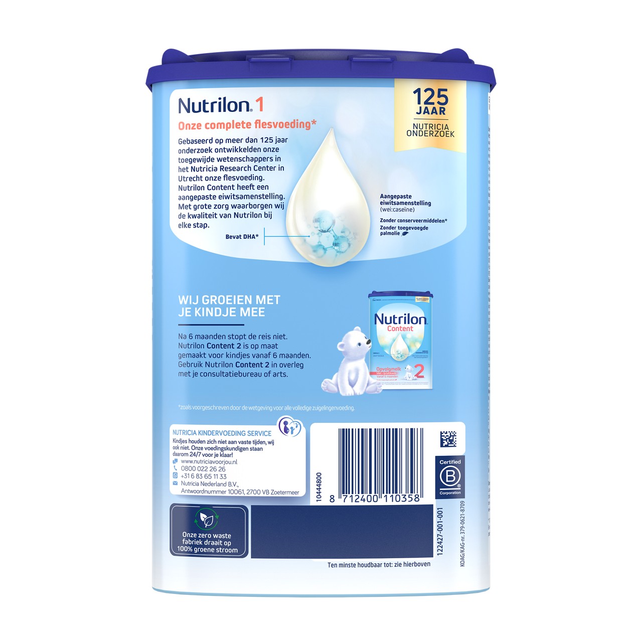 Nutrilon Content 1 | Volledige Zuigenlingenvoeding