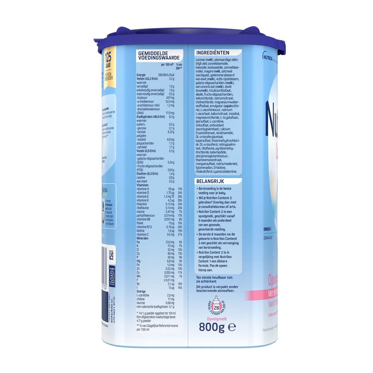 Nutrilon Content 2 | Opvolgmelk met rijstebloem