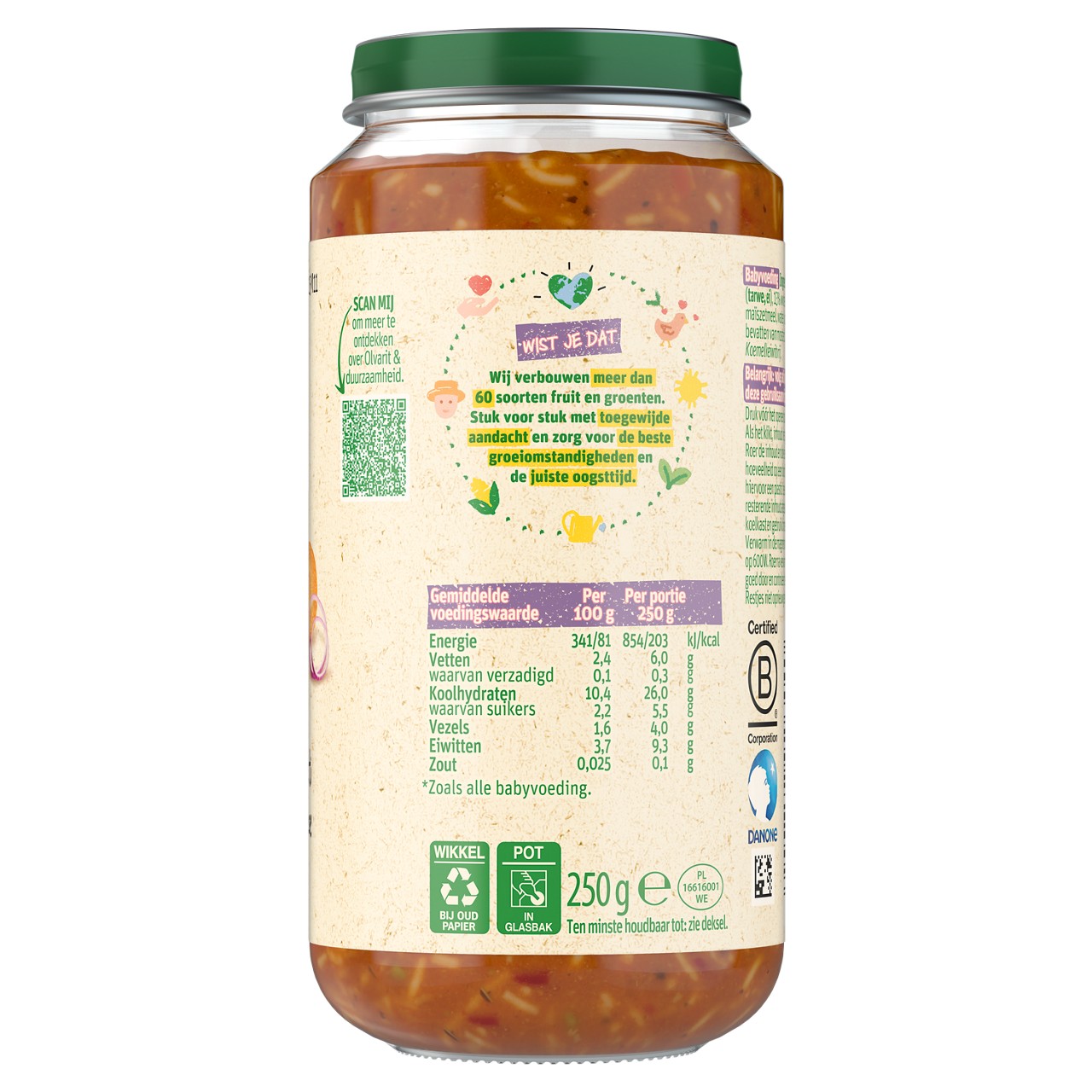 Olvarit | Spaghetti Bolognese | 15 maanden maaltijd