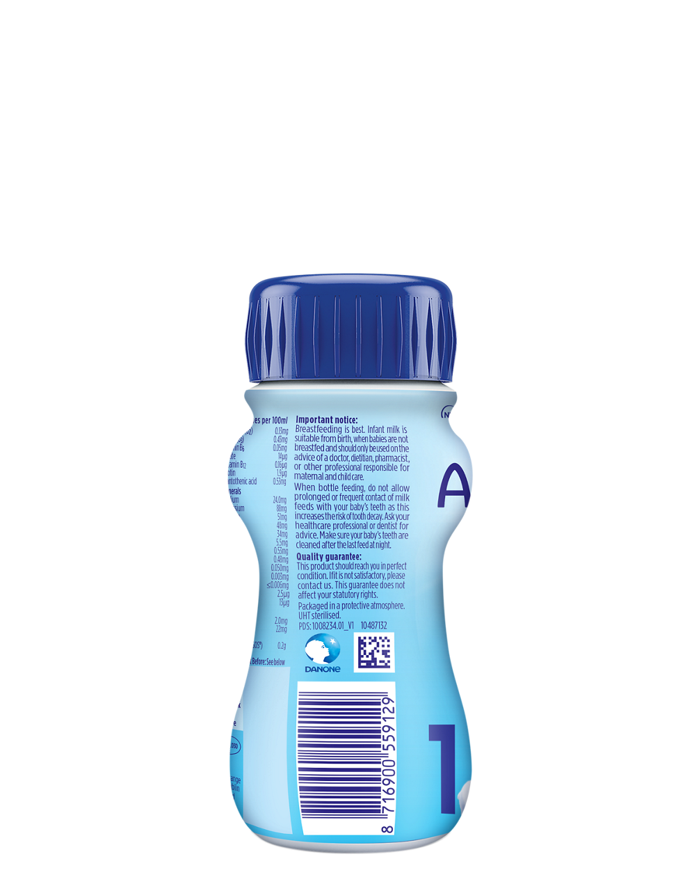 Aptamil First Infant Milk 200ml Bottle Aptashop