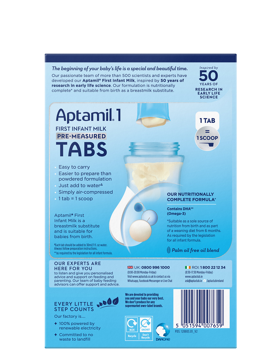 Aptamil First Infant Milk Tabs 0-12 Months | Aptaclub UK