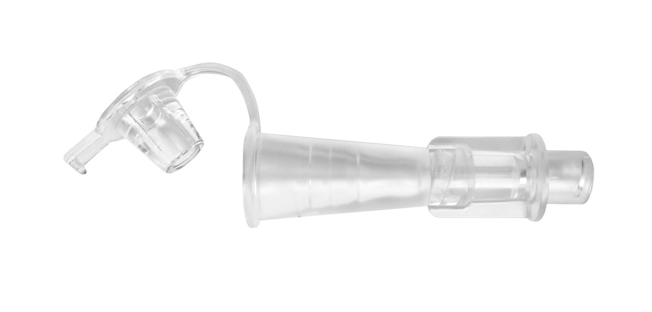 Enteral funnel ENFit™ transition connector with cap | Nutricia
