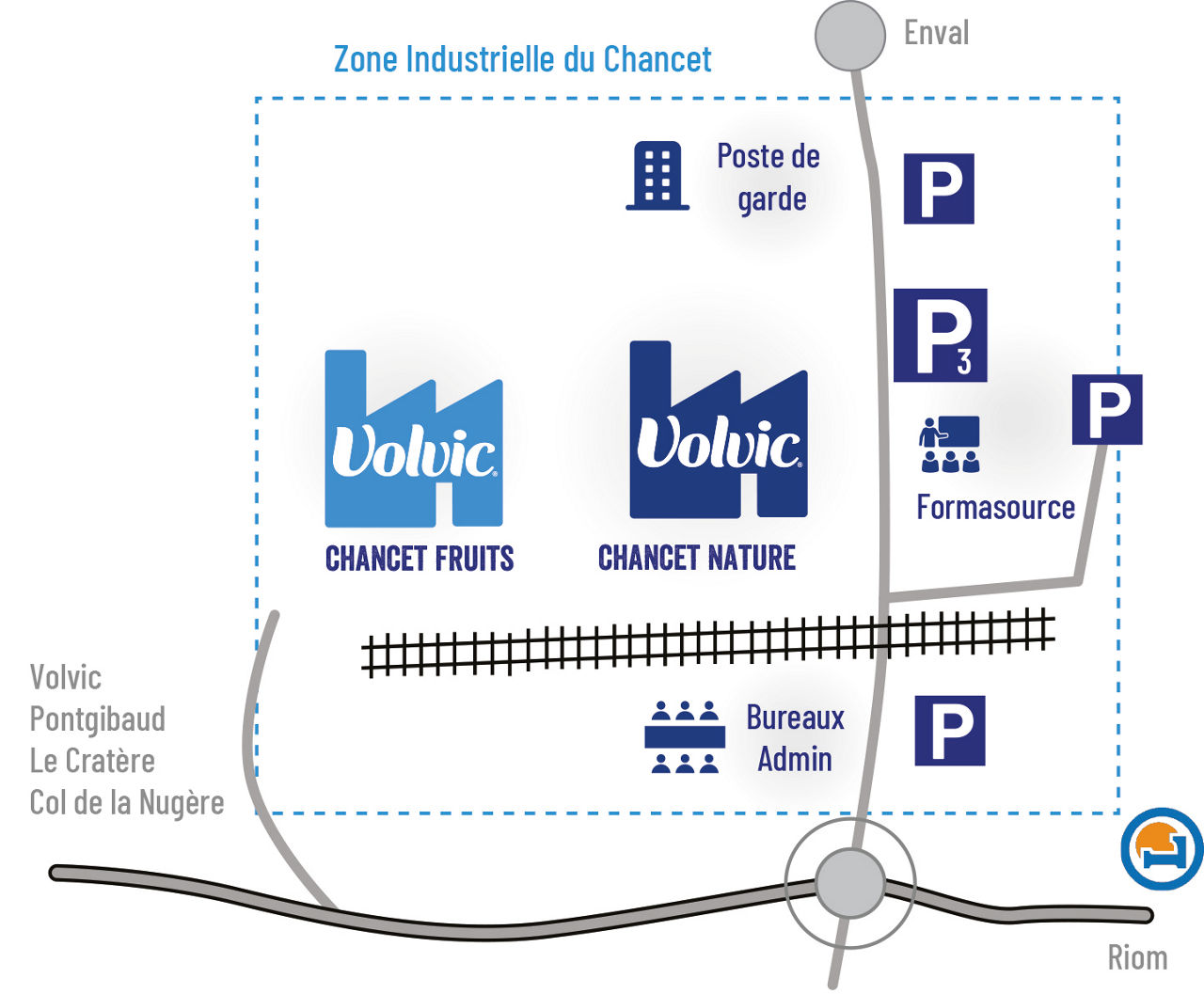 Usine d'embouteillage Volvic | Volvic France