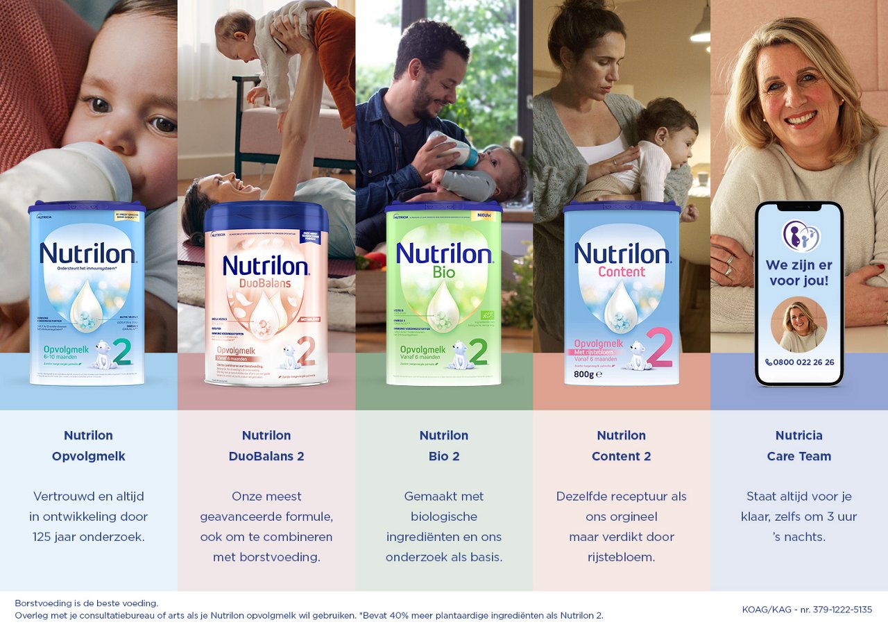 Welke flesvoeding moet je kiezen? | Nutrilon