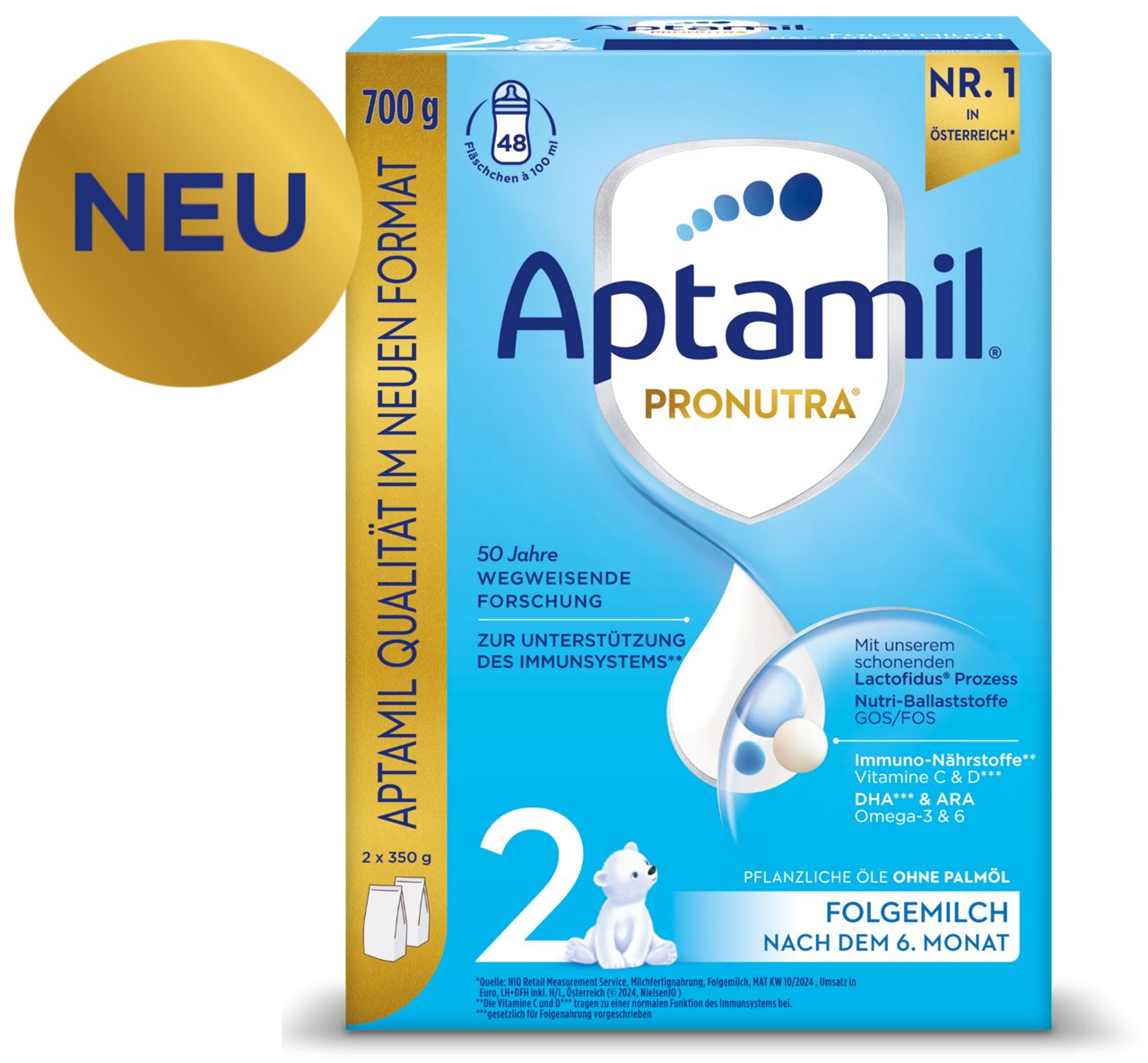 Aptamil 2 Pronutra | Folgemilch | Aptaclub