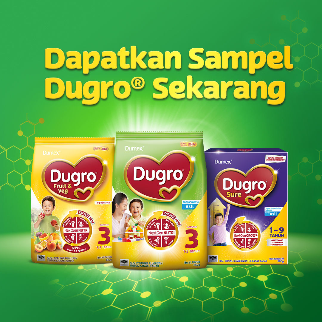 Dugro® Malaysia | Susu Formula Untuk Anak Berusia 1-9 Tahun