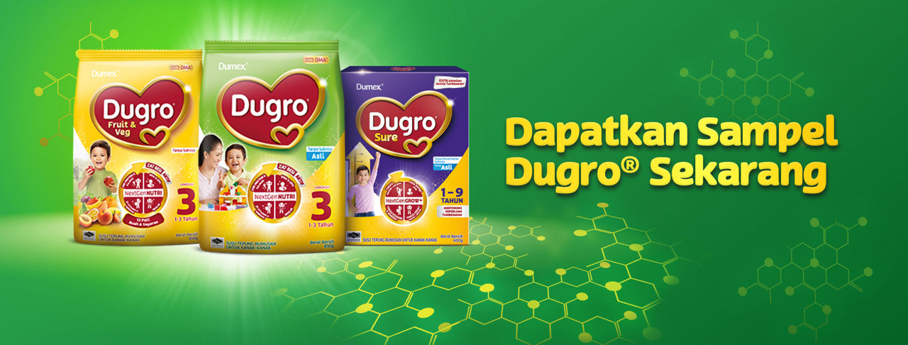 Produk Susu Formula Untuk Kanak-kanak Berumur 1-3 Tahun | Dugro® MY