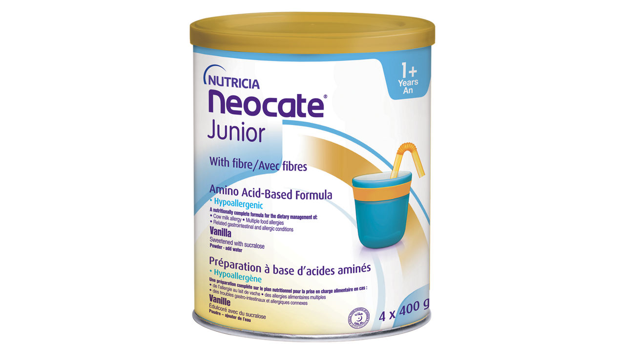 Nutricia Cow’s Milk Allergy Product Neocate Junior Unflavoured
